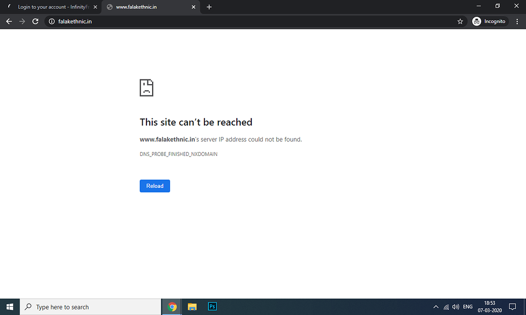 Website Not Working Working With www - Hosting Support - InfinityFree Forum